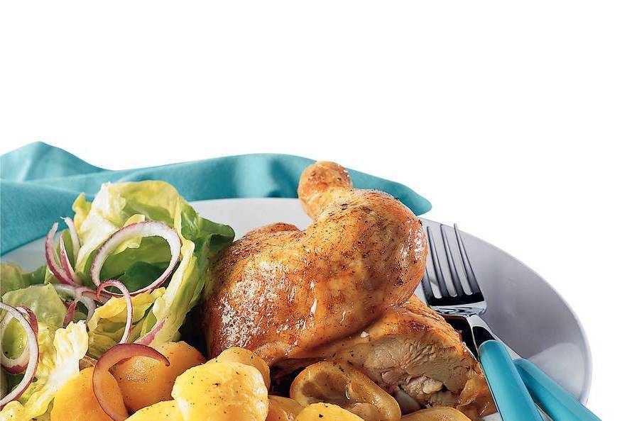 Pollo Con Zumo De Limón Y Lechuga Repollo - Receta Hoy
