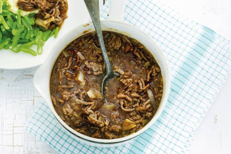 Carne picada con puré - Receta Hoy