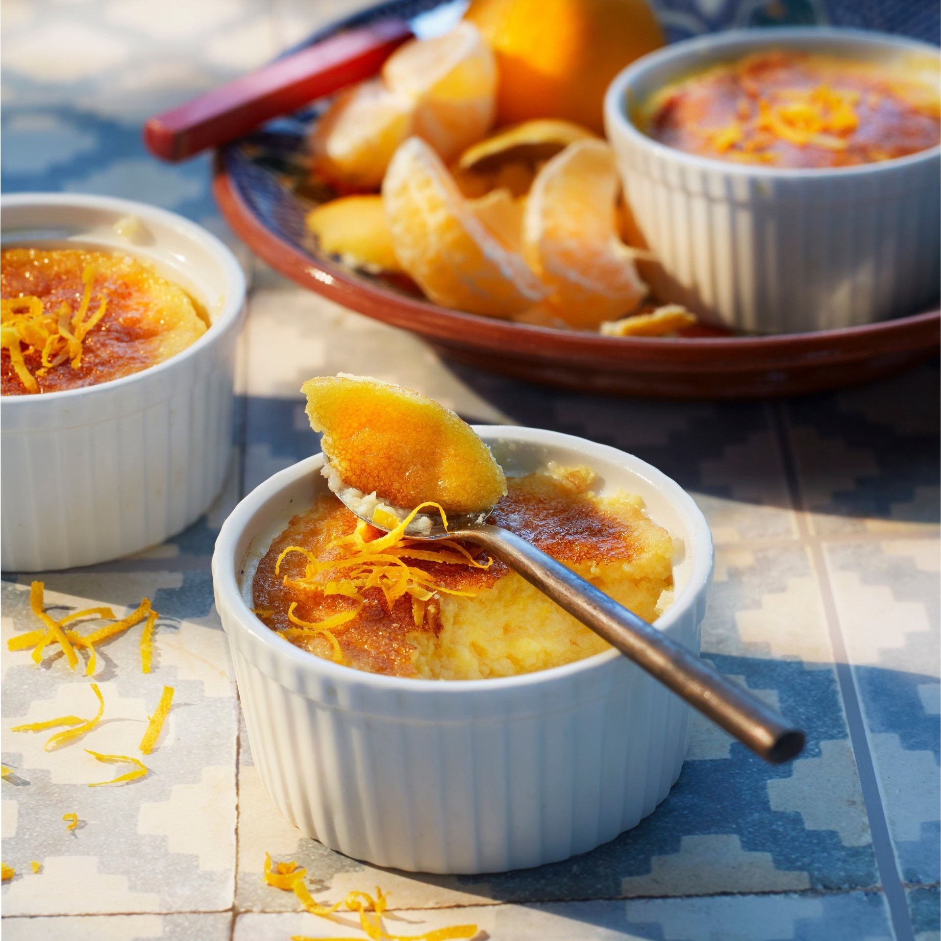 Flan la mandarina y limon - Receta Hoy